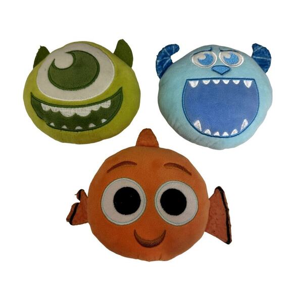 Outward Hound | Dog | Disney 3piece Nemo And Monster Inc Round Squeaker ...